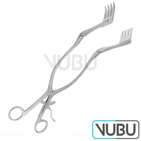 BECKMANN-ADSON RETRACTOR SHARP 25MM X 40MM 31,0CM | VUBU-07-58903